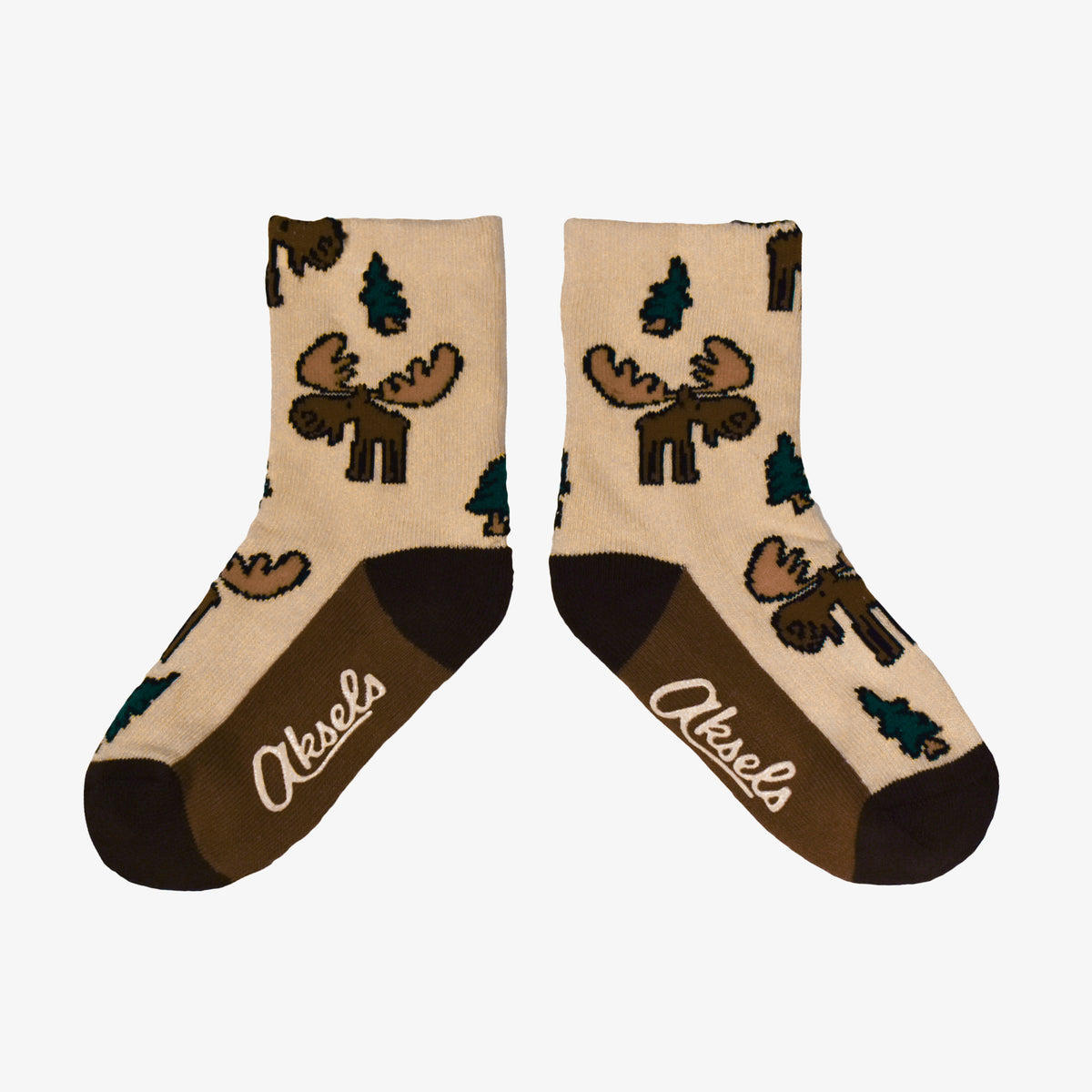 Kids Forest Friends Moose Socks | Boys & Girls Socks | Size 4-8 years ...