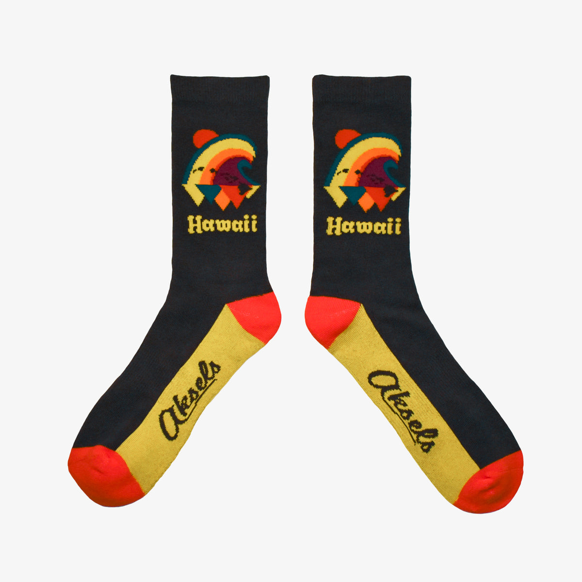 Adult Fragment Island Dreams Hawaii Socks | Mens & Womens Crew Cotton ...