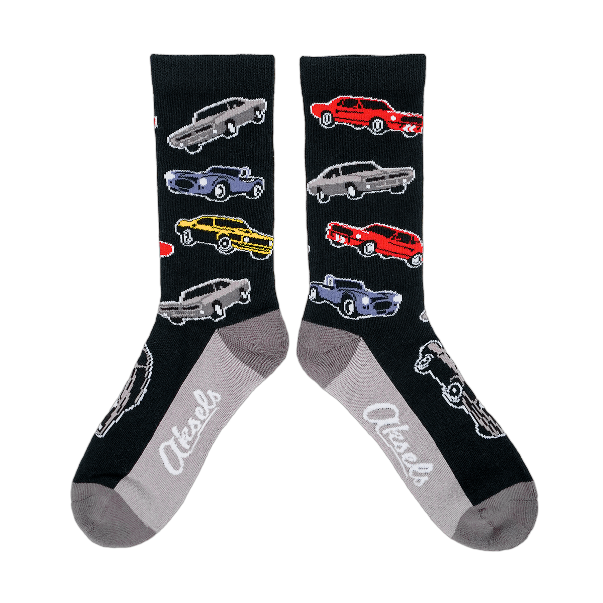 Adult Muscle Car Socks | Mens & Womens Crew Cotton Socks | Size 16 ...