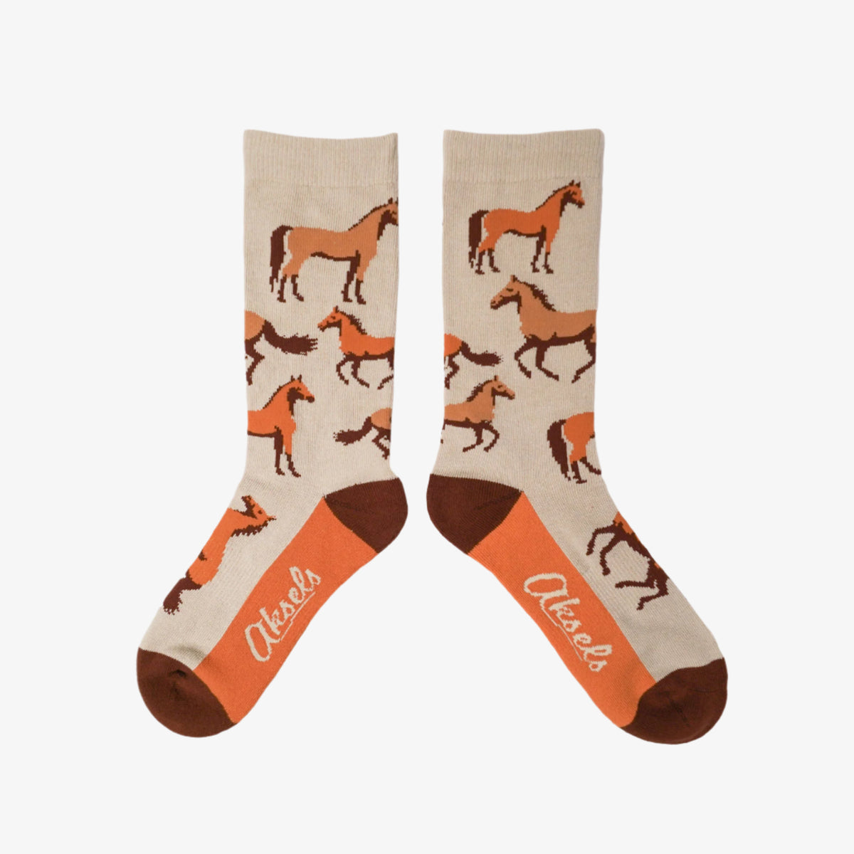Galloping Hooves Men's & Women's Crew Socks — Aksels