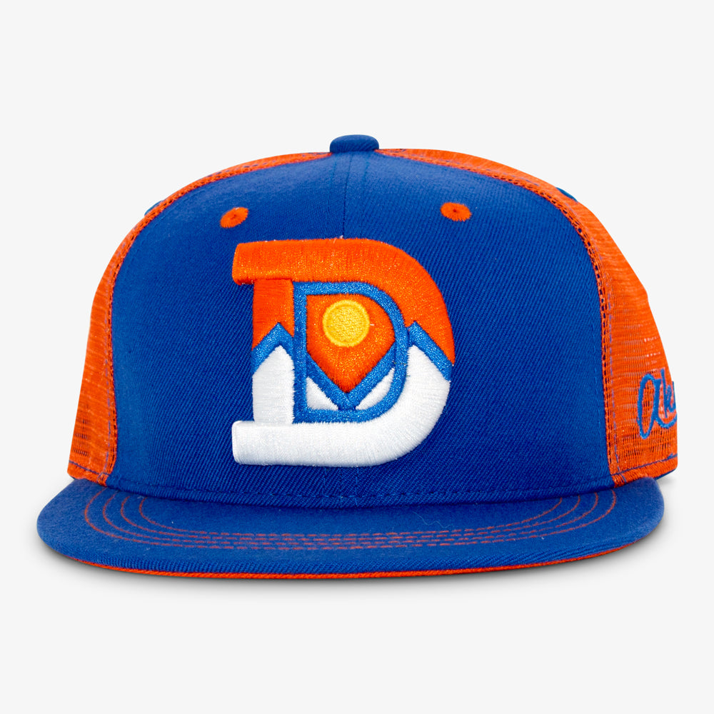 Adult Denver D Flag Flatbill Snapback Hat | Mens & Womens | Aksels.com