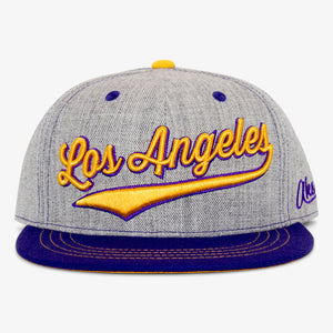 Cursive Los Angeles Snapback Hat — Aksels