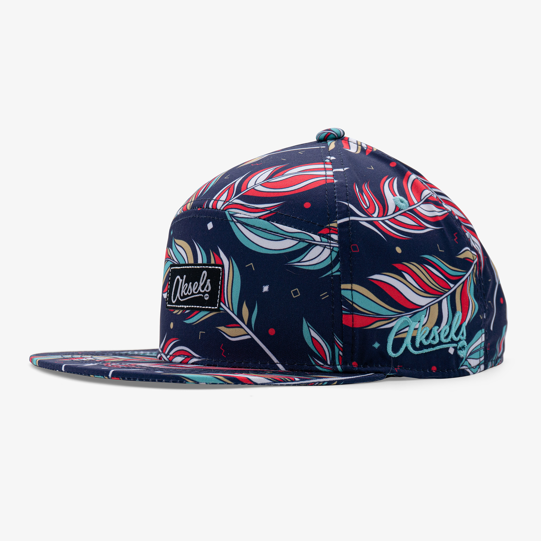 Adult Camper Hat with Wild Feathers | Mens & Womens 6 Panel Camper ...