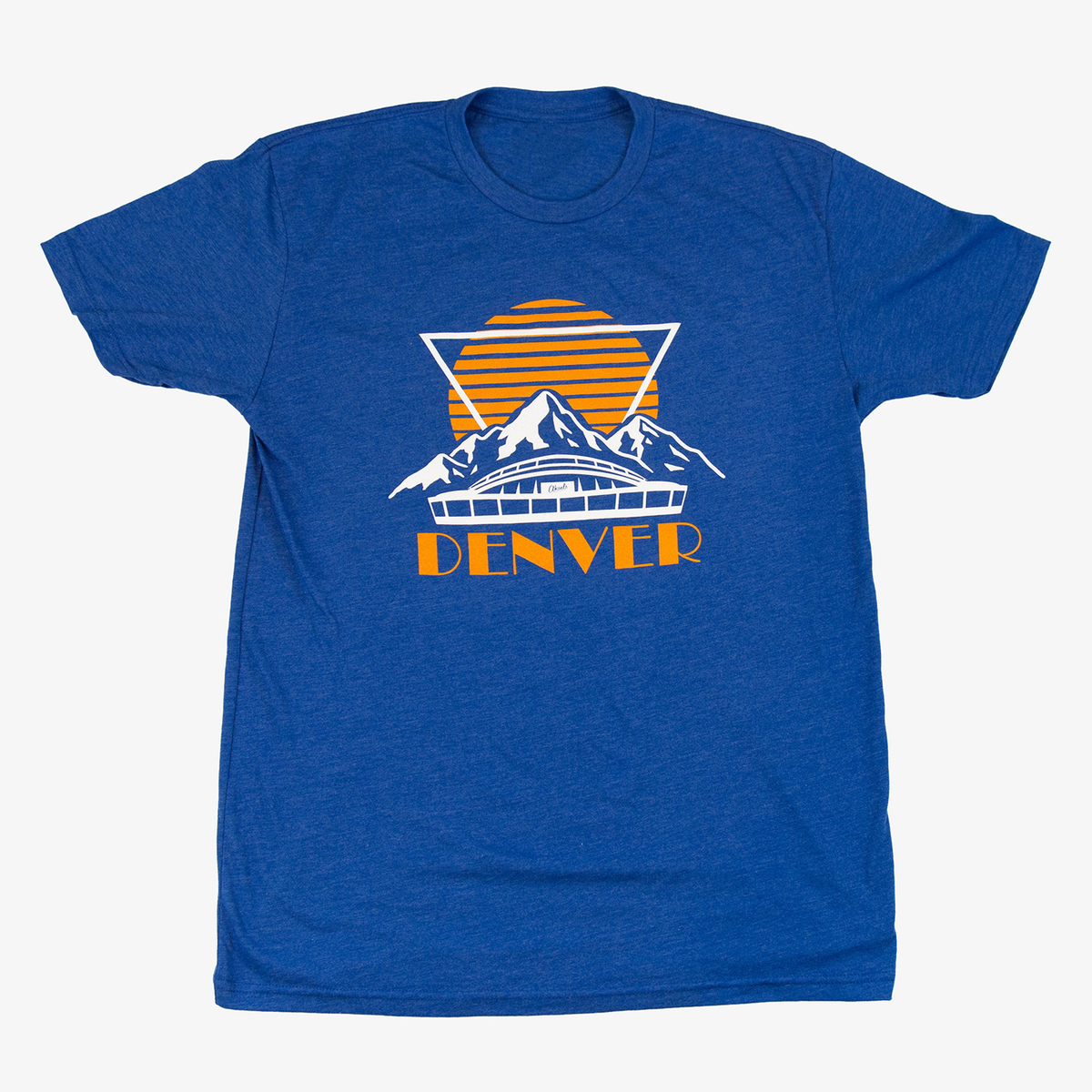 90s Retro Denver Mountain Royal Blue TShirt | Mens & Womens TShirt ...